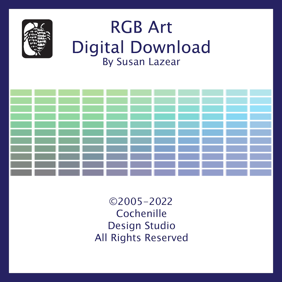 RGB Art (Digital Download) – Cochenille Design Studio